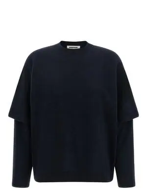 DARKPARK Troy Double-sleeve Sweater - Blue