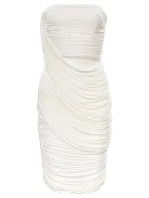 Alex Perry Sleeveless Ruched Off-the-shoulder Dress - No