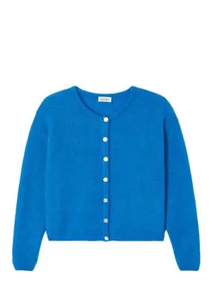 American Vintage American Vintage Long-Sleeved Round Neck Cardigan Curacaochine