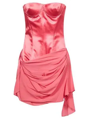 Alex Perry Sleeveless Draped Mini Dress - No