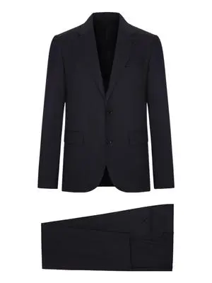 LARDINI Single-breasted Tailored Suit - Black