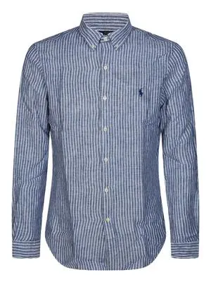 Polo Ralph Lauren Long-sleeved Shirt - Blue
