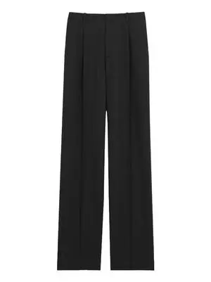 Saint Laurent Wool Trousers - Black