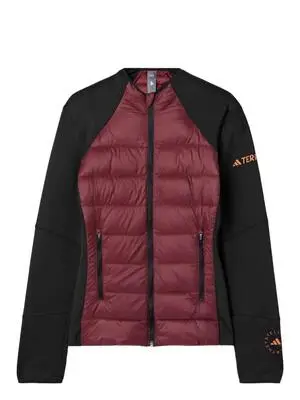 Adidas By Stella McCartney Padded Zip Jacket - Burgundy