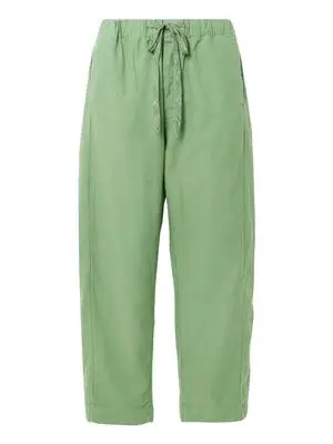 MOTHER Drawn Half-pipe Drawstring Casual Pants - Green