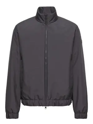Moncler Luserna Short Down Jacket With Stand Collar - Navy Blue