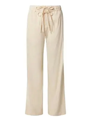 Proenza Schouler Magnus Drawstring Wide-leg Pants - Beige