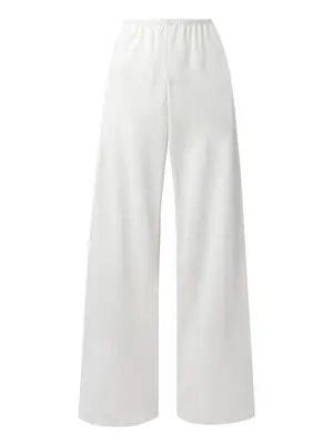 THE ROW The Row Gala Wide-Leg Trousers Rice White
