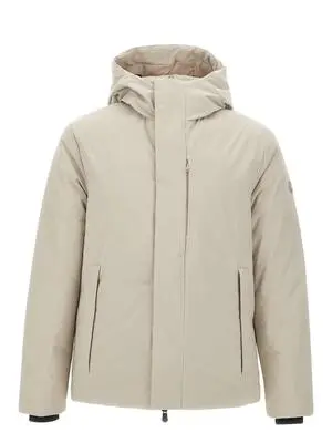 SAVE THE DUCK Logo-patch Padded Jacket - Nude