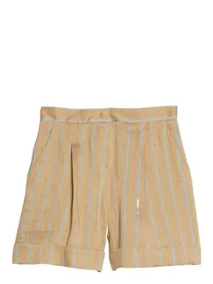 IBLUES IBlues Striped Pleated Shorts