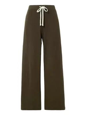 JAMES PERSE French Cotton Terry Relaxed Drawstring Sweatpants - Brown