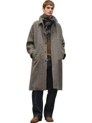 Johnstons Of Elgin Wool Car Coat - Brown