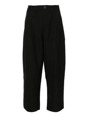 Studio Nicholson Belt-loop Casual Pants - Black