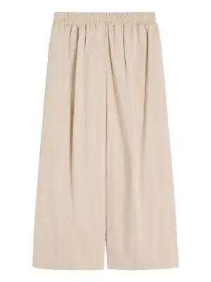 Max Mara Elasticated Waist Casual Pants - Beige