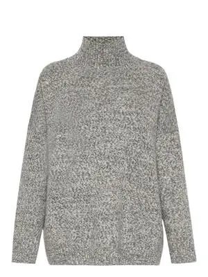 Max Mara Wool Knit Turtleneck Jumper - Medium Gray