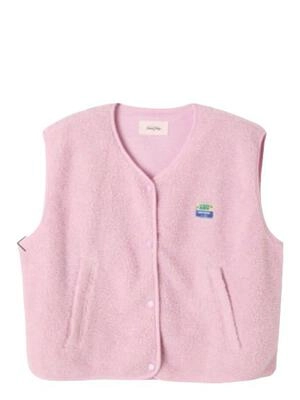 American Vintage Sleeveless Vest - Pink