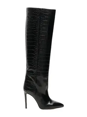 Paris Texas High-heeled Over-the-knee Boots - Black