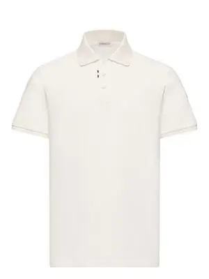 Moncler Logo Patch Polo Shirt - White