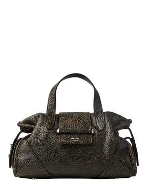 JIMMY CHOO Bar Holdall Leather Bag - Black