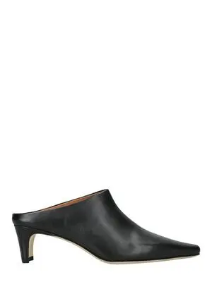 Staud Leather Wally Mules 55 - Black