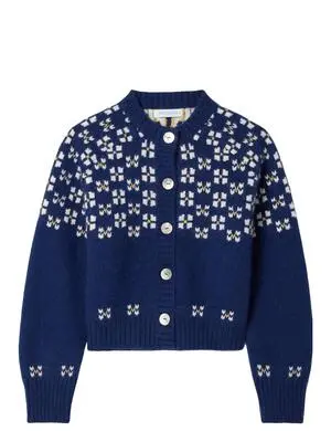 CALLE DEL MAR Calle Del Mar Long-Sleeved Knitted Shirt With Patterned Design And Button Closure