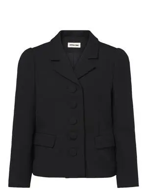 SHUSHU/TONG Wool And Silk Jacket - Black
