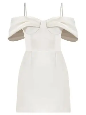 TIA DORRAINE Belle Of The Ball Mini Dress - White