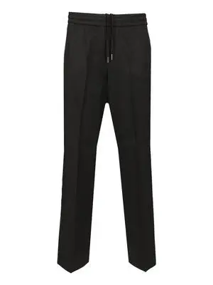 GOLDEN GOOSE Virgin Wool Jogging Trousers - Black