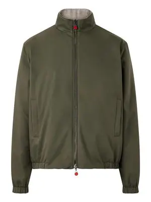Kiton Reversible Shell Bomber Jacket - Green