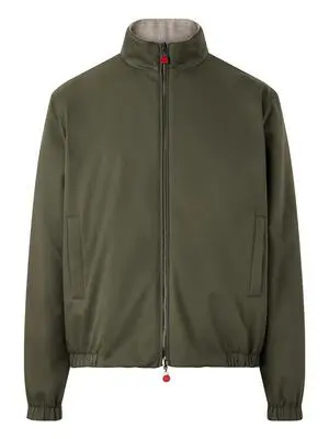 Kiton Reversible Shell Bomber Jacket - Green