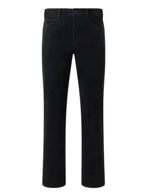 NILI LOTAN Billie Straight-leg Corduroy Trousers - Gray