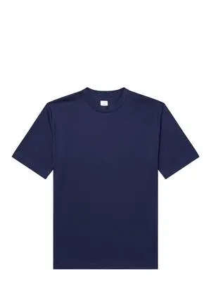 Eleventy Cotton-jersey T-shirt - Navy