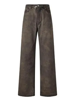 Rick Owens Geth Wide-leg Jeans - Brown