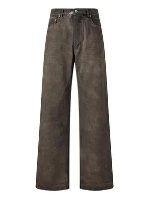 Rick Owens Geth Wide-leg Jeans - Brown