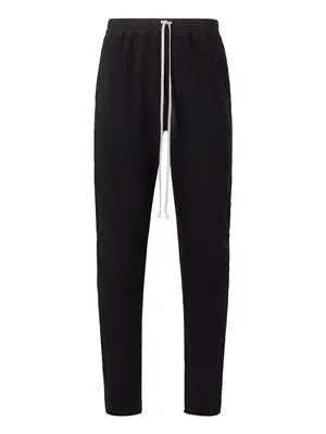 Rick Owens Berlin Tapered Cotton-jersey Sweatpants - Black