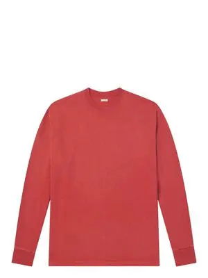A.PRESSE Cotton-jersey T-shirt - Red