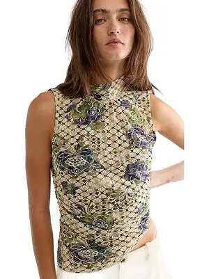 Free People Waverly Top - Oat Combo