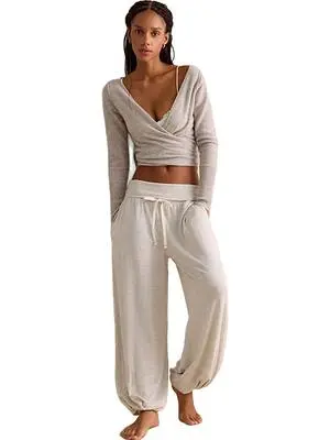 Free People FREE PEOPLE Dream State Joggers Heather Grey