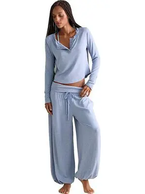 Free People Intimately Dream State Joggers - Soft Chambray