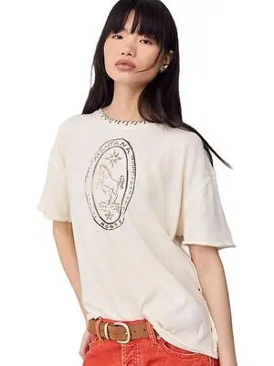 Free People We The Free Canyon Graphic Tee - Ivory Combo