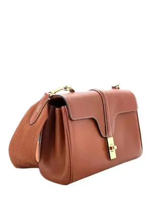 Celine Soft 16 Bag Smooth Calfskin Shoulder Bag - Brown