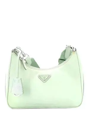 Prada Re-edition 2005 Shoulder Bag Tessuto - Green