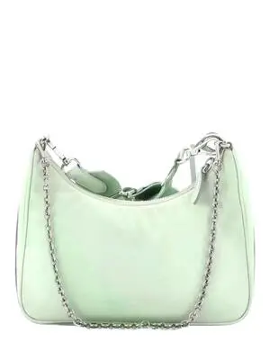 Prada Prada Re-Edition 2005 Shoulder Bag Tessuto Green