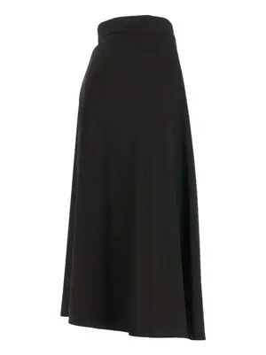 FORTE_FORTE Grain De Poudre Midi Skirt - Black