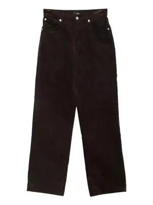7 For All Mankind Stovepipe Belt-loop Corduroy Trousers - Brown