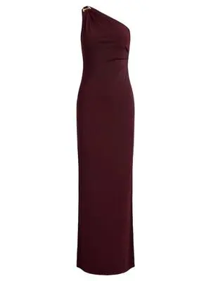 Ralph Lauren Elsie One-shoulder Maxi Dress - Red