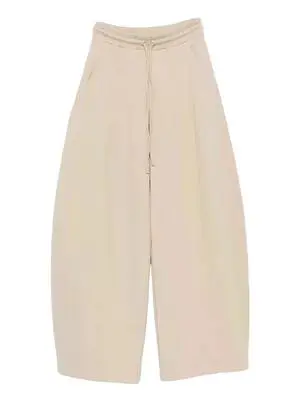 Max Mara Beige Drawstring Wide-leg Trousers - Neutrals