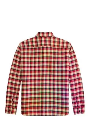 Ralph Lauren Plaid Long-sleeved Shirt - Red