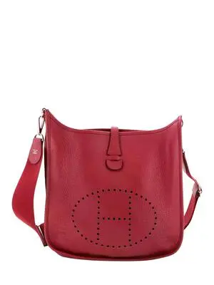 Hermès Hermès Evelyne Gen III Clemence PM Crossbody Bag Pink