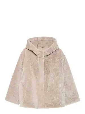 MANZONI 24 Manzoni 24 Hooded Shearling Jacket